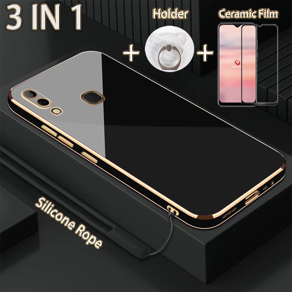 3 In 1 For Cherry Mobile Flare S8 Pro Straight Edge Electroplated Case ...