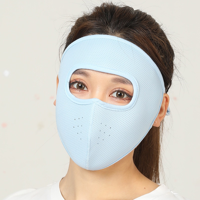 Ninja mask with 2 layers of ventilated cotton fabric that covers the ...