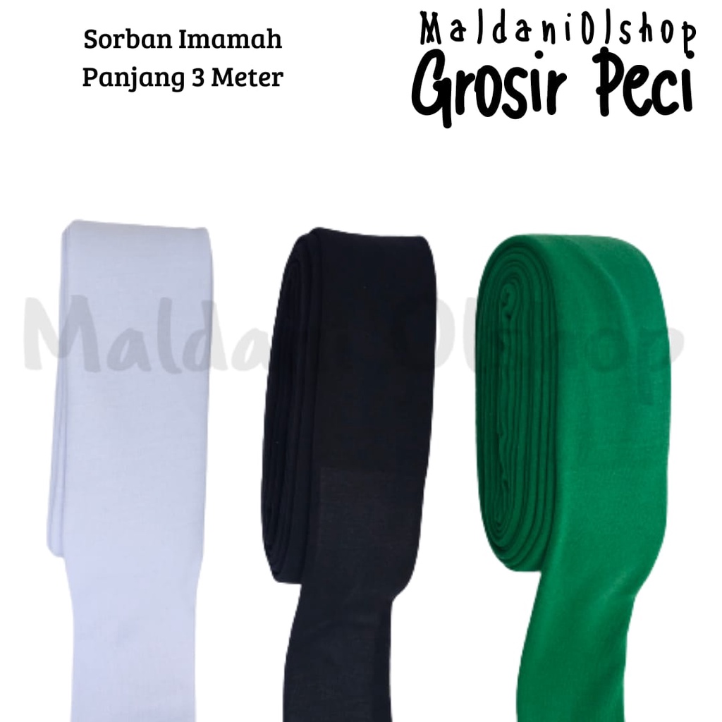 Plain Imamah Turban 3 Meters Long | Shopee Philippines