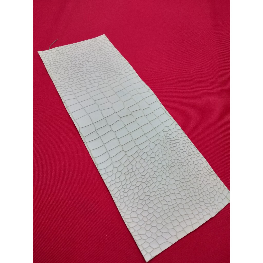 1 PC Leatherette Wrap alligatorSkin ( Gray ) For Billiard Cue Stick ...