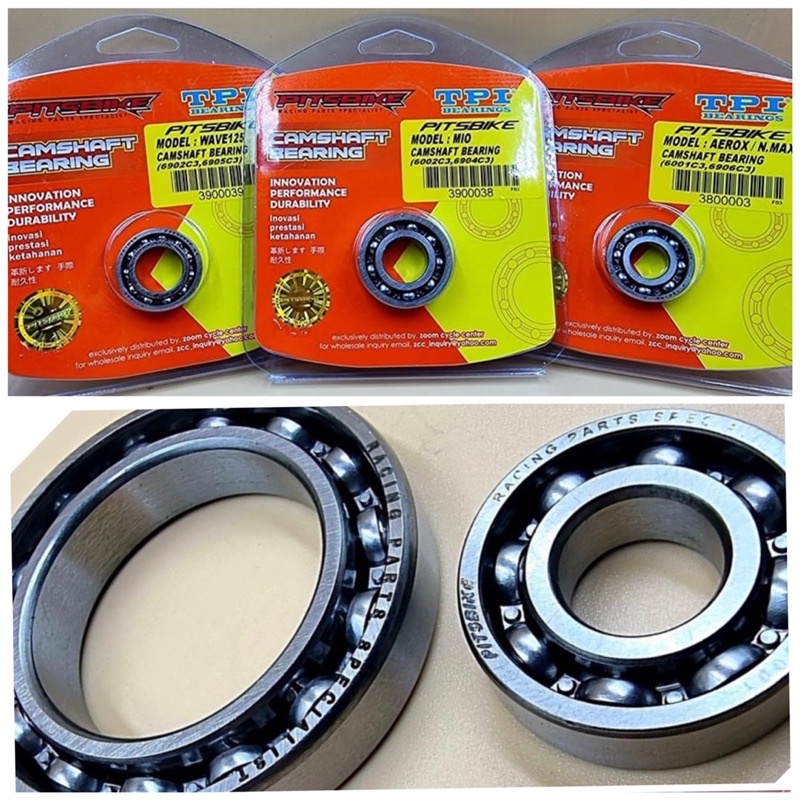 Pitsbike Camshaft Bearing C3 Type sniper150 Aerox NMAX v1 v2 2020 Wave125 Xrm125 Rs125 Mio ...