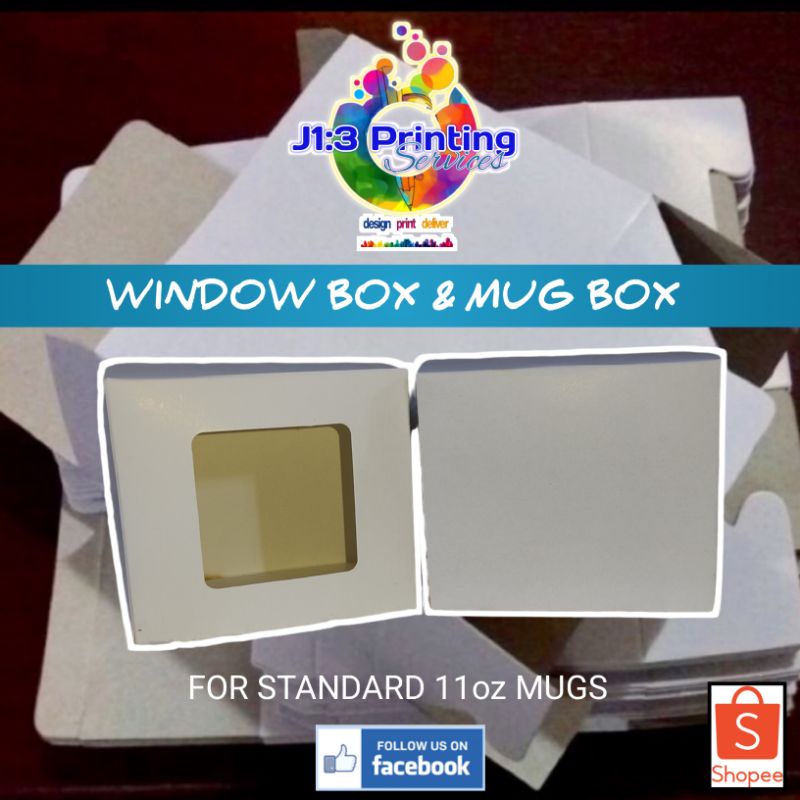 Mug box and window mug box 12pcs minimum order | Shopee Philippines