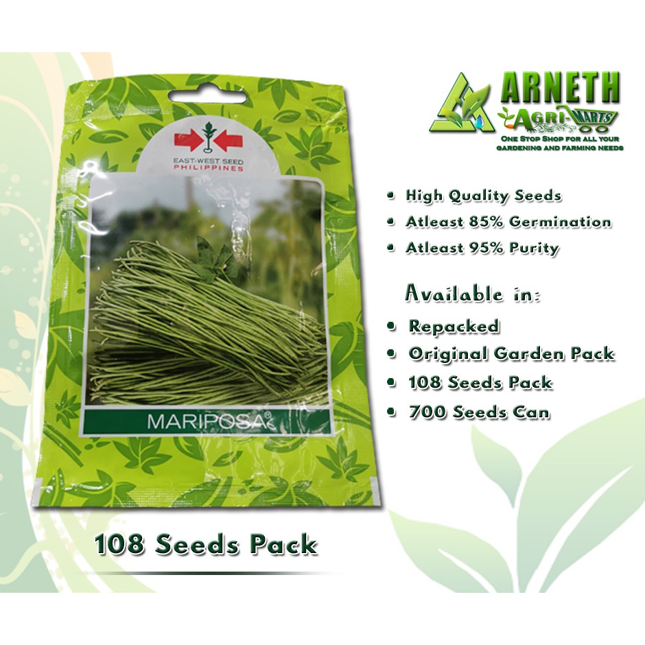 MARIPOSA SITAO SEEDS BY EASTWEST (108 SEEDS) | Shopee Philippines