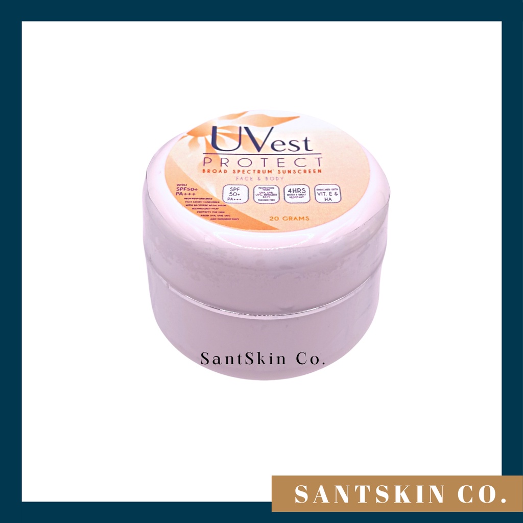 UVest Protect Broad-spectrum Sunscreen SPF50+ PA+++ for Face and Body ...