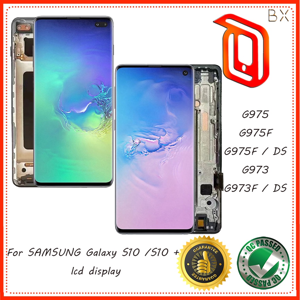 For SAMSUNG Galaxy s10 plus lcd display S10 + display G975 G975F G975F ...