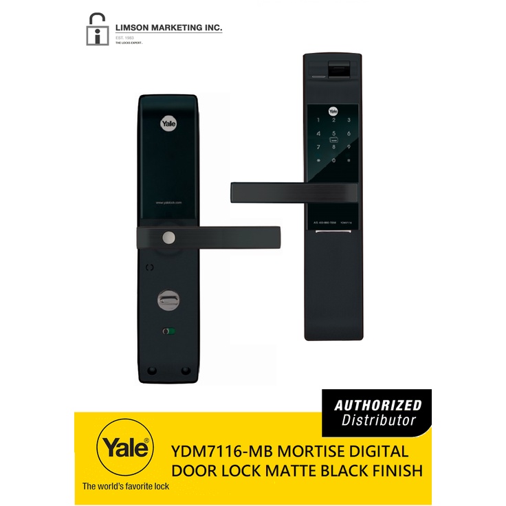Yale YDM7116A 5in1 Mortise Digital Door Lock | Shopee Philippines