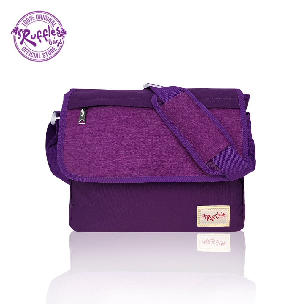 Ruffles Bags Lovely Messenger Bag Purple | Shopee Philippines
