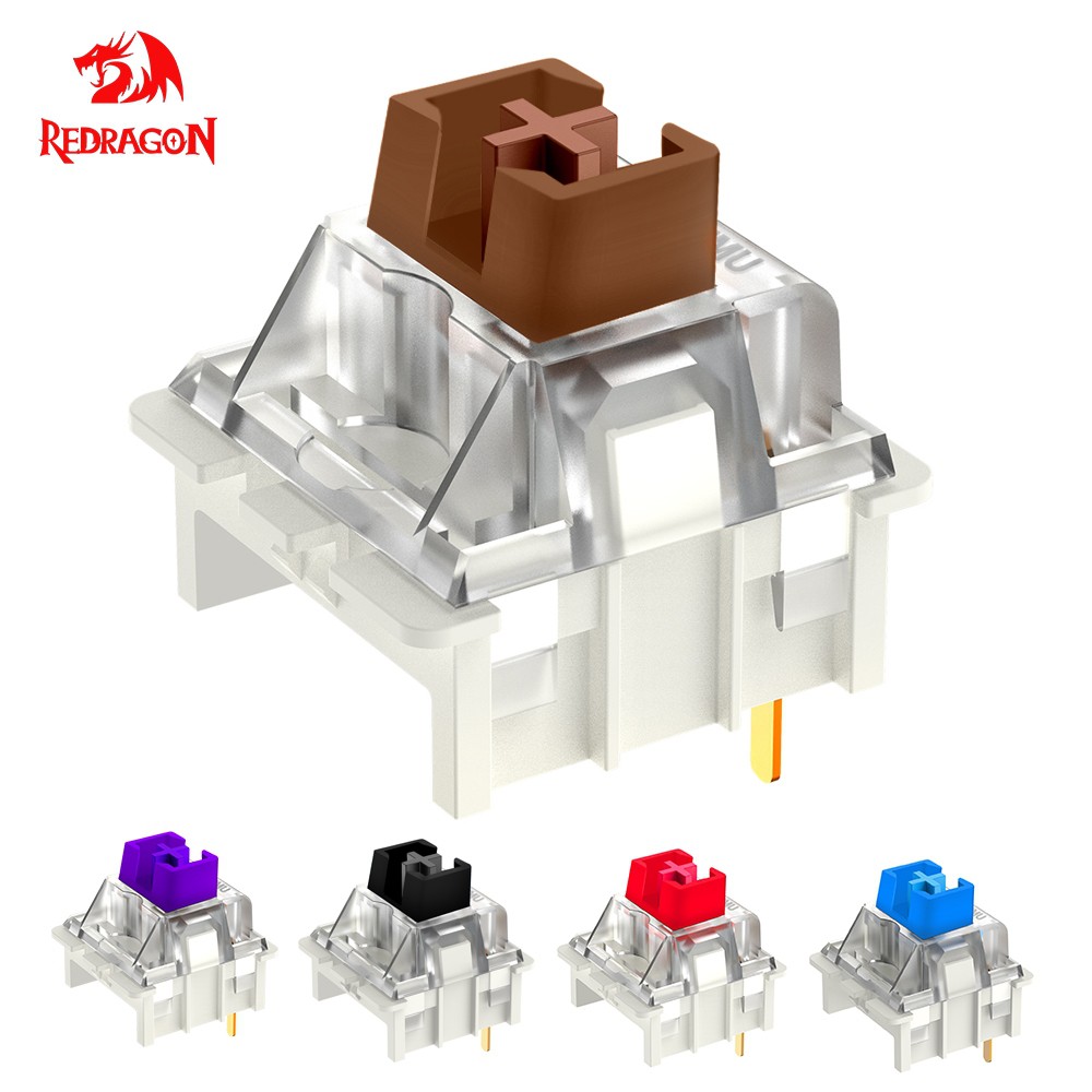 REDRAGON SMD RGB Outemu MX switch 3Pin Clicky Linear Tactile silent red ...