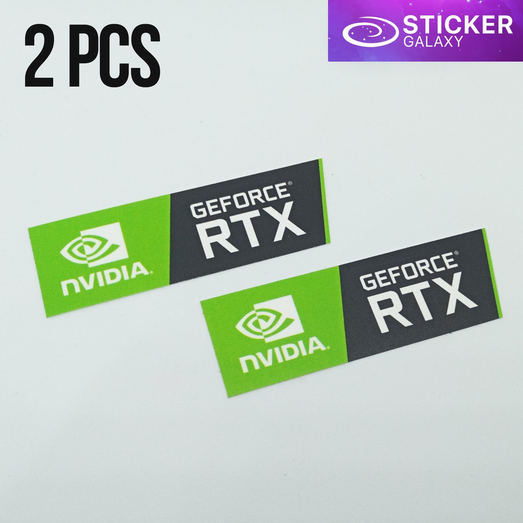 NVIDIA GEFORCE RTX sticker (PC gamer vinyl decal) for case phone laptop ...