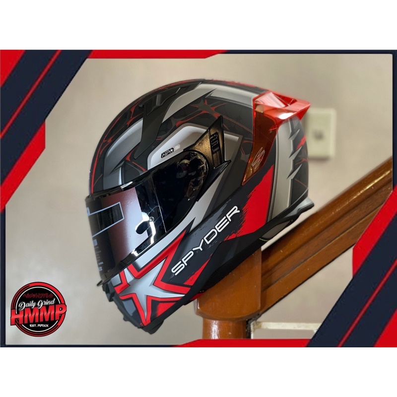 Spyder Fury GD Kinetic Full Face Dual Visor Helmet | Shopee Philippines