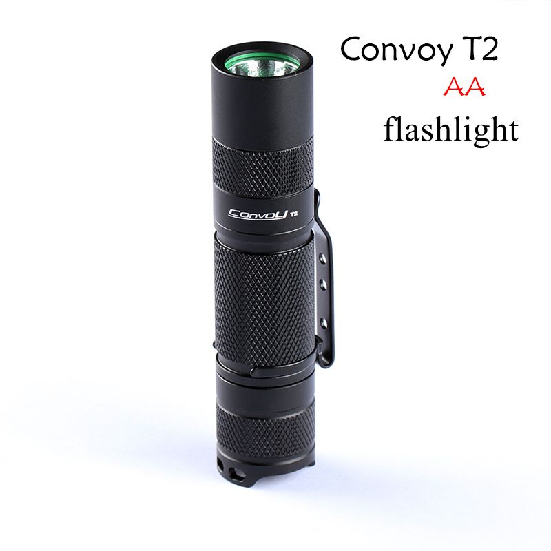 Convoy T2 AA Flashlight Camping Hiking Light Mini Flashlight | Shopee ...