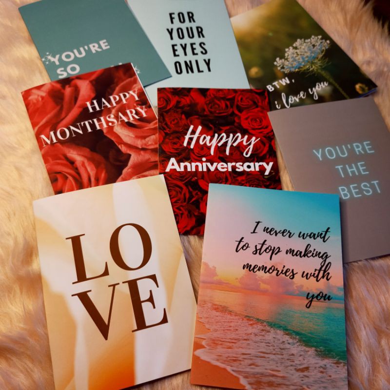 Love Letter Greeting Cards / Birthday / Monthsary / Anniversary ...