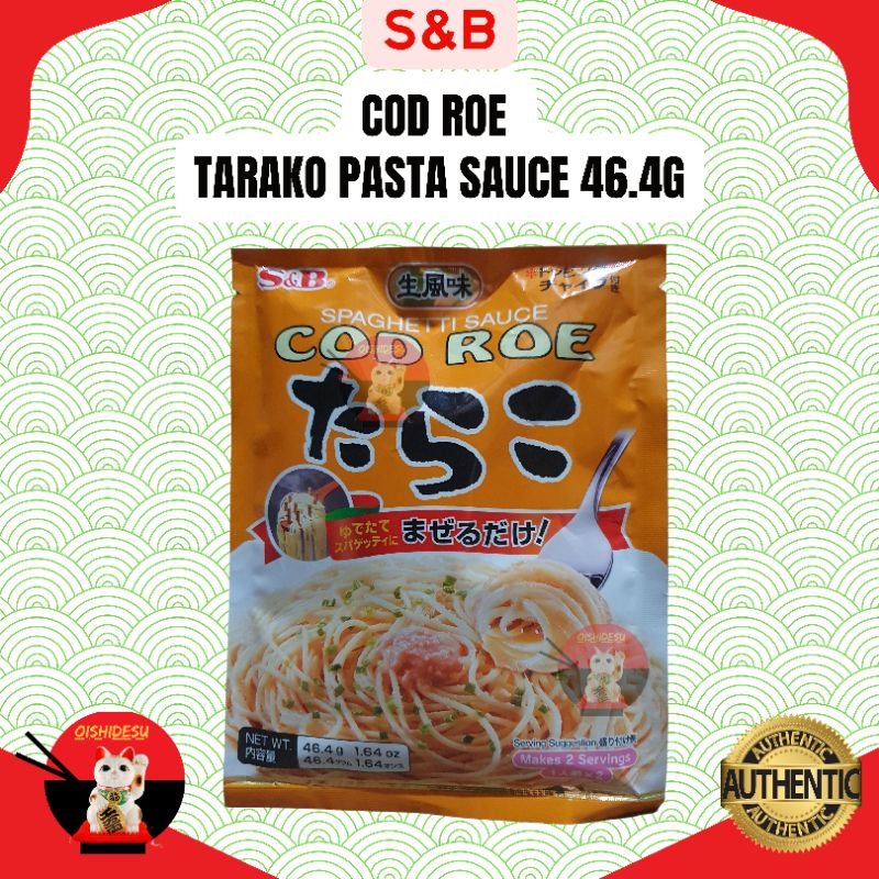 Japan S&B COD Roe Tarako Pasta Sauce 46.4g | Shopee Philippines