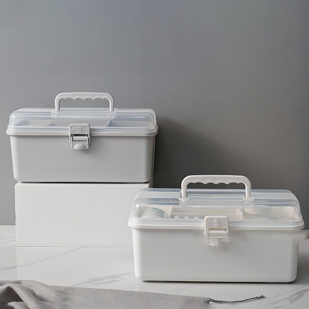 LOCAUPIN Japanese Style Emergency Medicine Kit Storage Case Box ...