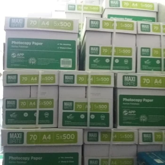 Special Grab/Cheapest A4 Paper 70Gr Maxi Brite/A4 Paper 70Gr | Shopee ...
