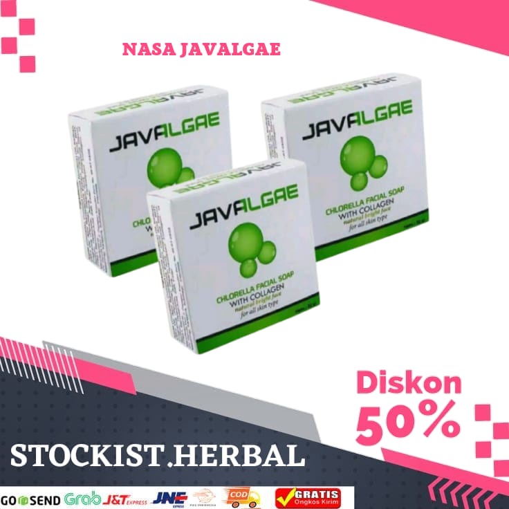 (COD) Original JAVALGAE Face Soap Can Make Bright And Loss Face ...