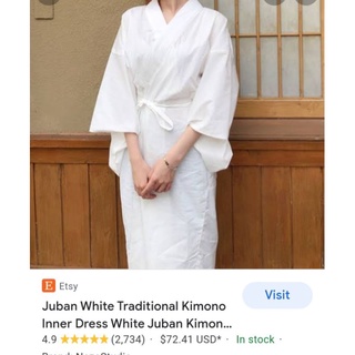 Juban Kimono Underwear with belt Japan Surplus | Shopee Philippines