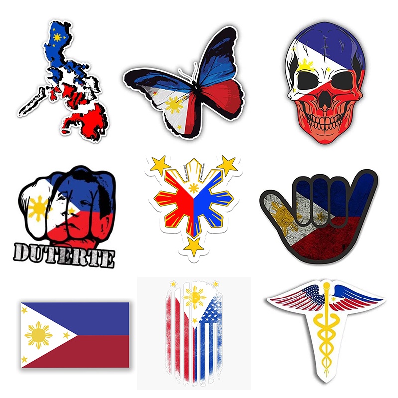 18 Types Philippines Flag Country Shape Butterfly Shocker Love ...