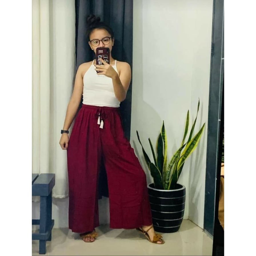 Challis Squarepants Plain (Boho Pants) | Shopee Philippines