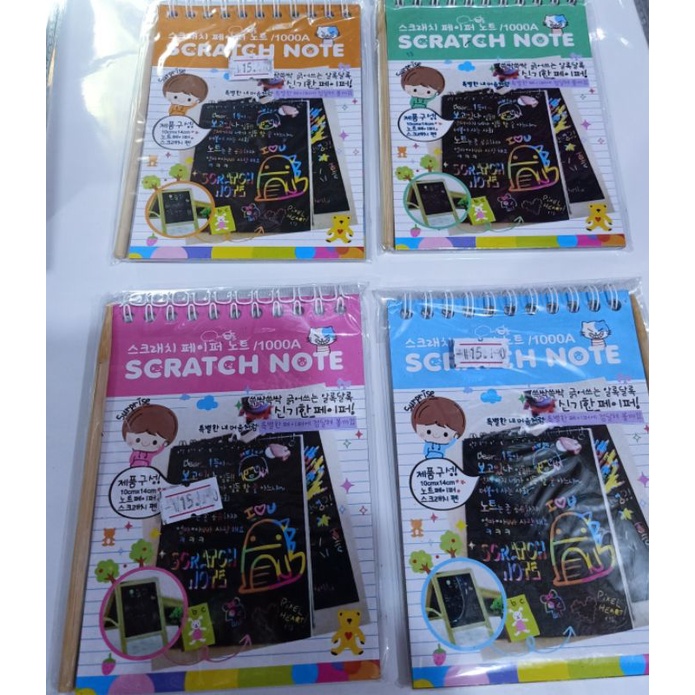 scratch note (cute mini notebook) | Shopee Philippines
