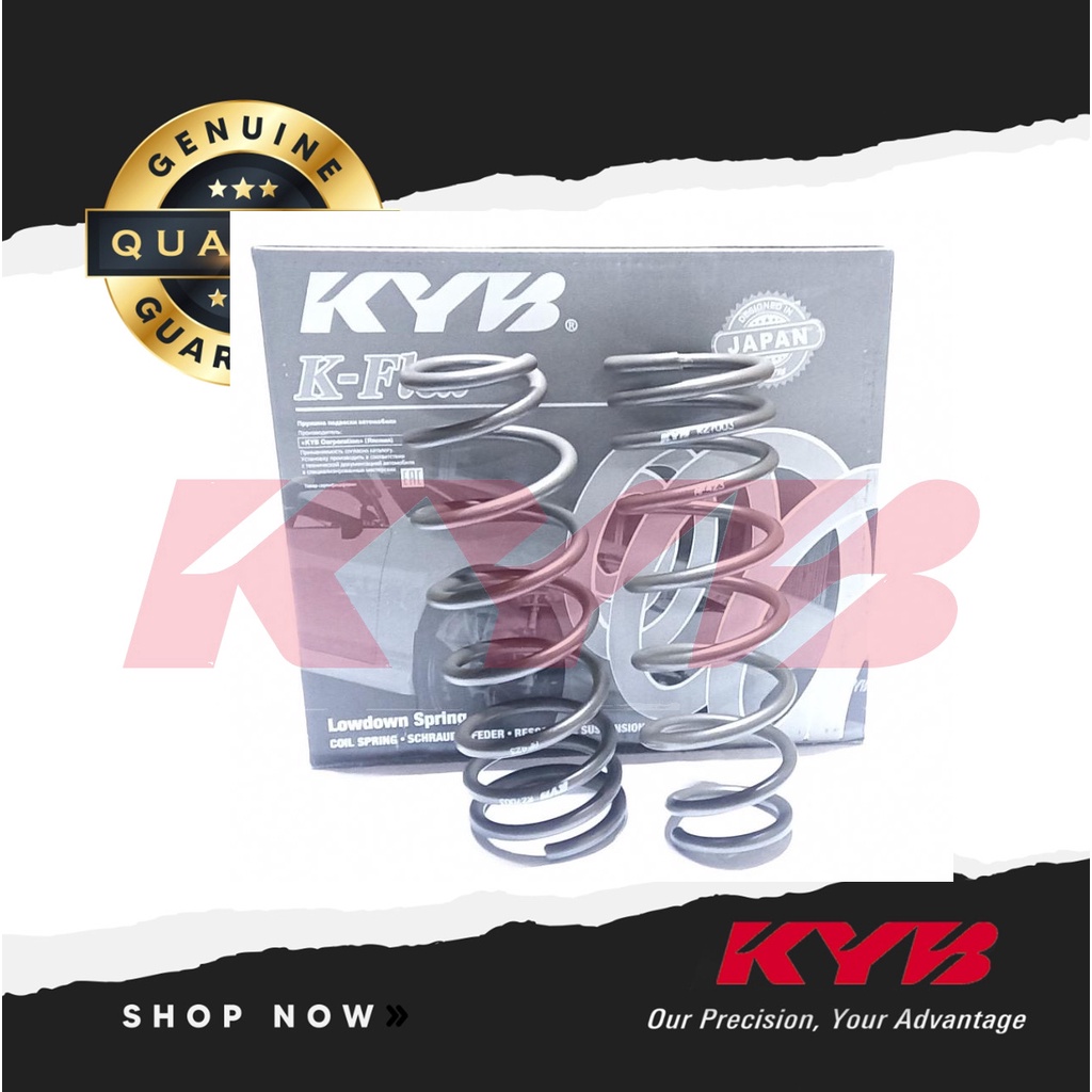 KYB (2pcs) Kflex Lowering Spring Rear for Toyota Corolla, Altis ZZE141 ...