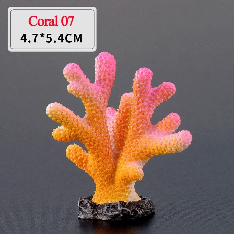 Artificial Coral Stone Mini Coral Crafts Aquarium Home Decoration Fish ...