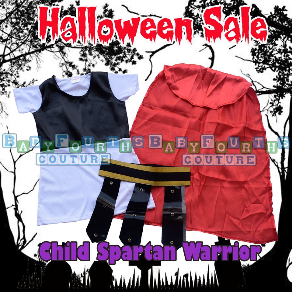 COD Child Spartan Warrior Kids Halloween Costume Complete Set | Shopee ...