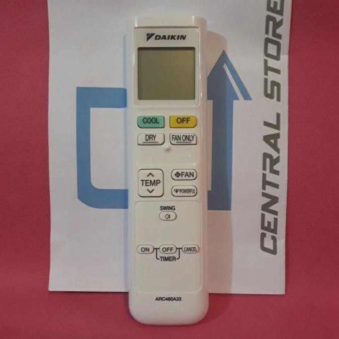 Daikin ARC480A33 ORIGINAL AC Remote Control | Shopee Philippines