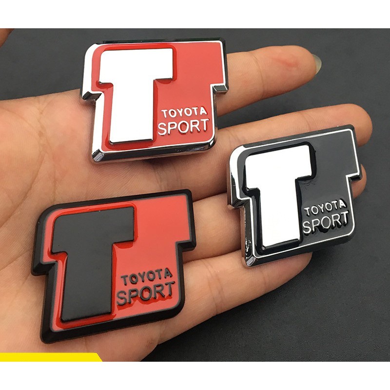 Toyota Sport High Quality aluminum emblem decal | Shopee Philippines