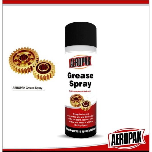 AEROPAK Grease Spray Multi Purpose Lubricant 120g | Shopee Philippines