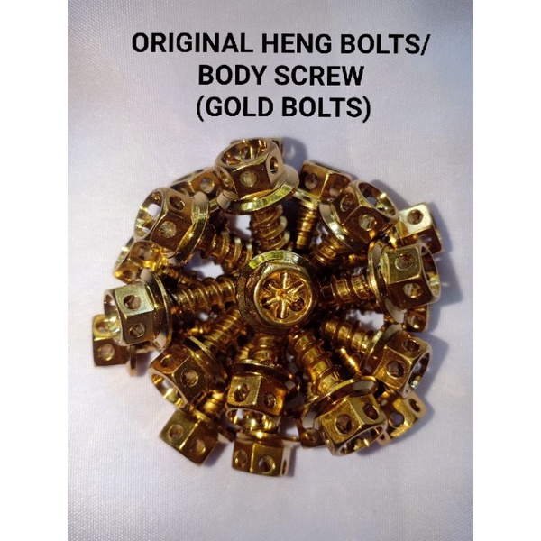 Orig thailand heng bolts /body screw/gold bolts/Turnilyo/(sold per ...