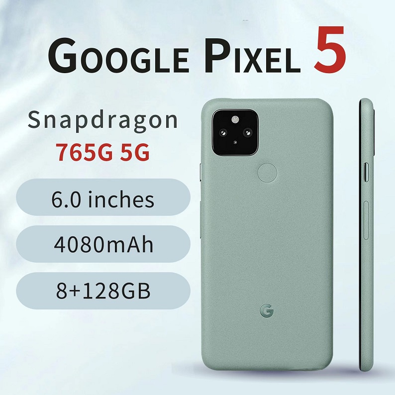 Google Pixel 5 Original Waterproof 8+128GB Android Phone 6.0 Inch ...