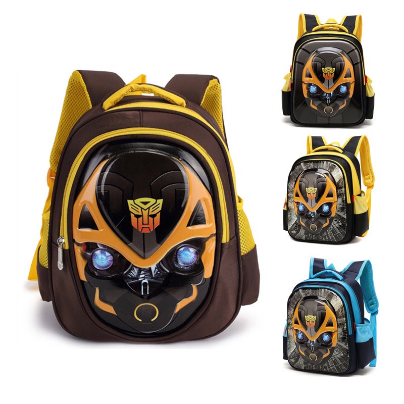 Ready Stock transformers bumblebee kid school bag children bag for boy ...