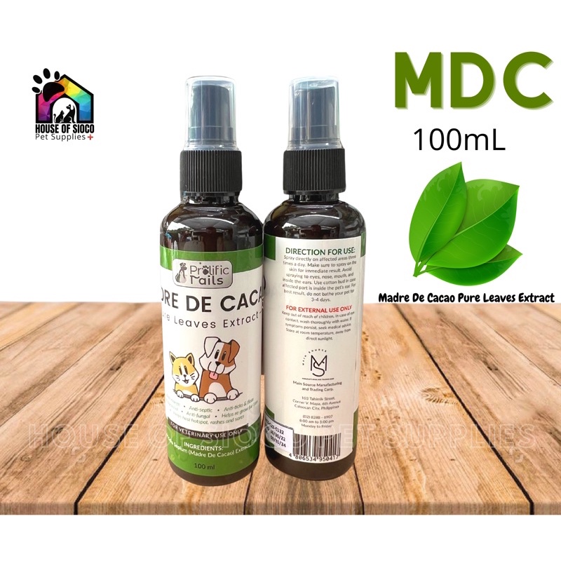 Prolific Tails Madre de Cacao Pure Leaves Extract Spray 100ml | Shopee ...