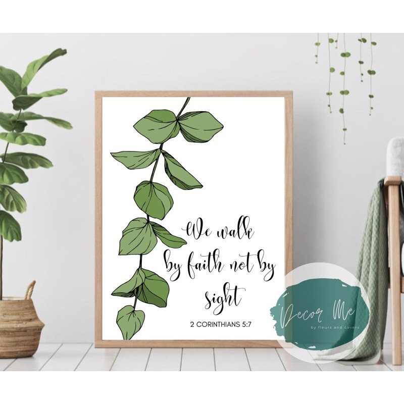WOOD FRAMES WALL DECOR-BIBLE VERSE | Shopee Philippines