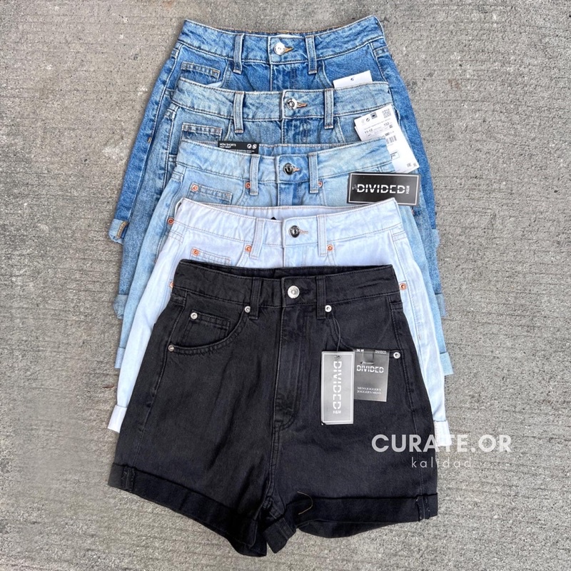 H&M Highwaisted Cleancut Shorts (Original Overruns) | Shopee Philippines