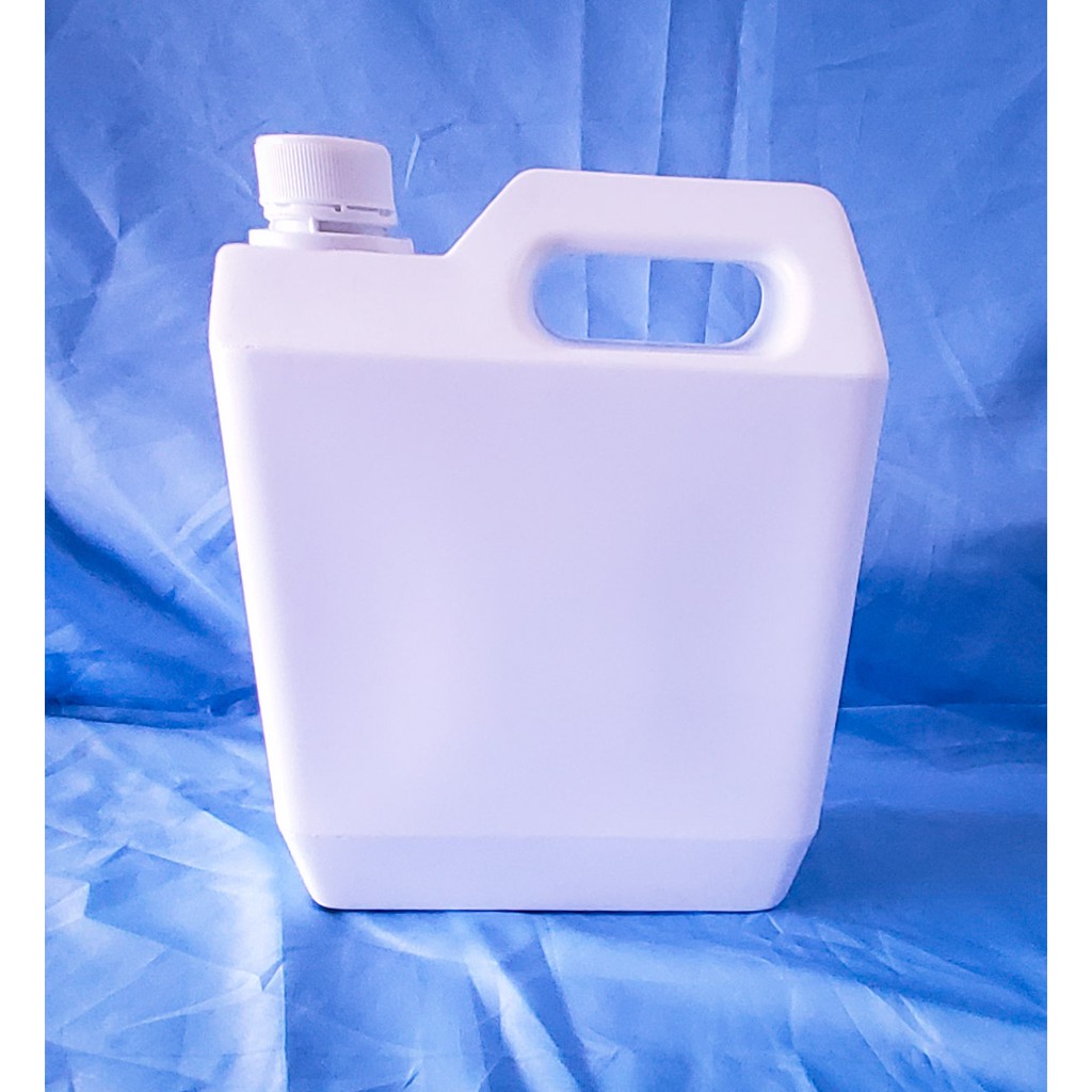 ALTO05 Heavy Duty Square White Gallon Plastic Container for Liquid with ...