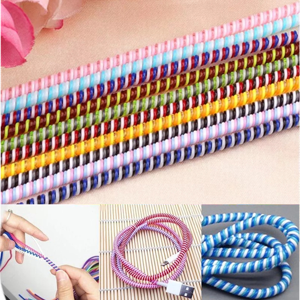 1.4M Cable Protector Charge Cable/Data Line Protection Colorful Cable ...