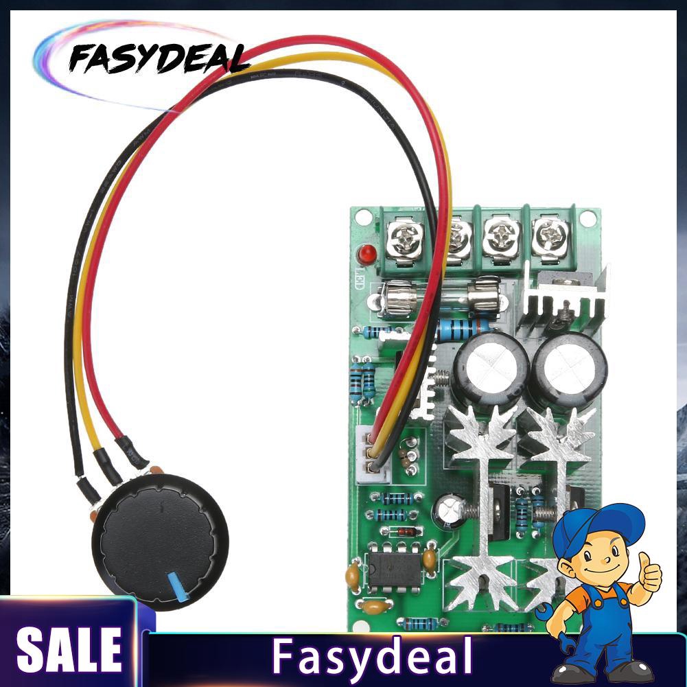12V/24V/36V/48V/60V 1200W 20A PWM FAN Controller DC10-60V Motor Speed ...