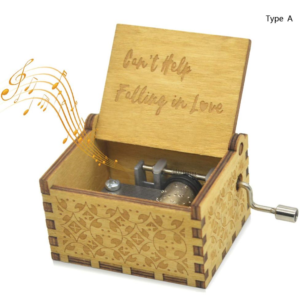 FOREVER Girlfriend Hand-Cranked Birthday Presents Engraving Music Box ...
