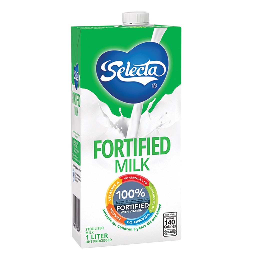 Selecta Fortified Milk 1 Liter | Shopee Philippines