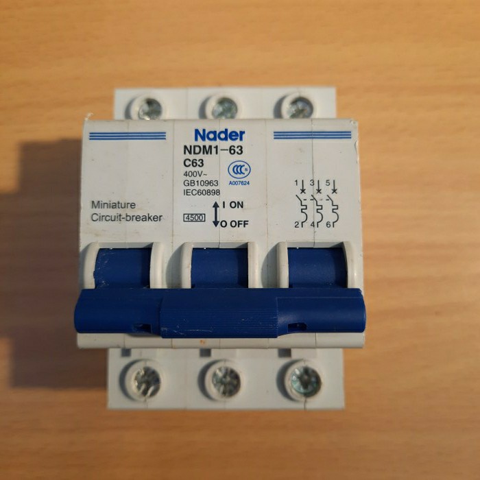 Mcb 63A 3P Nader 3phase | Shopee Philippines