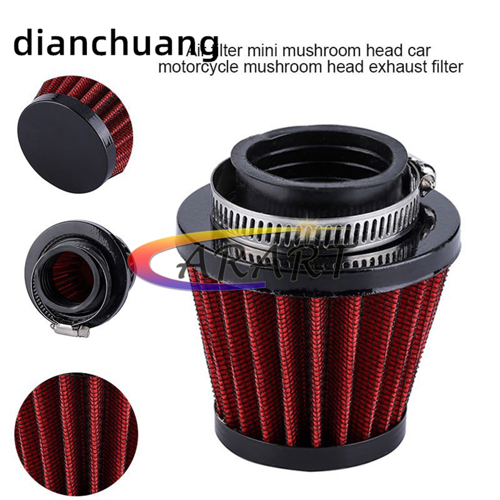 Car intake modification 38mm air filter mini mushroom head car and ...