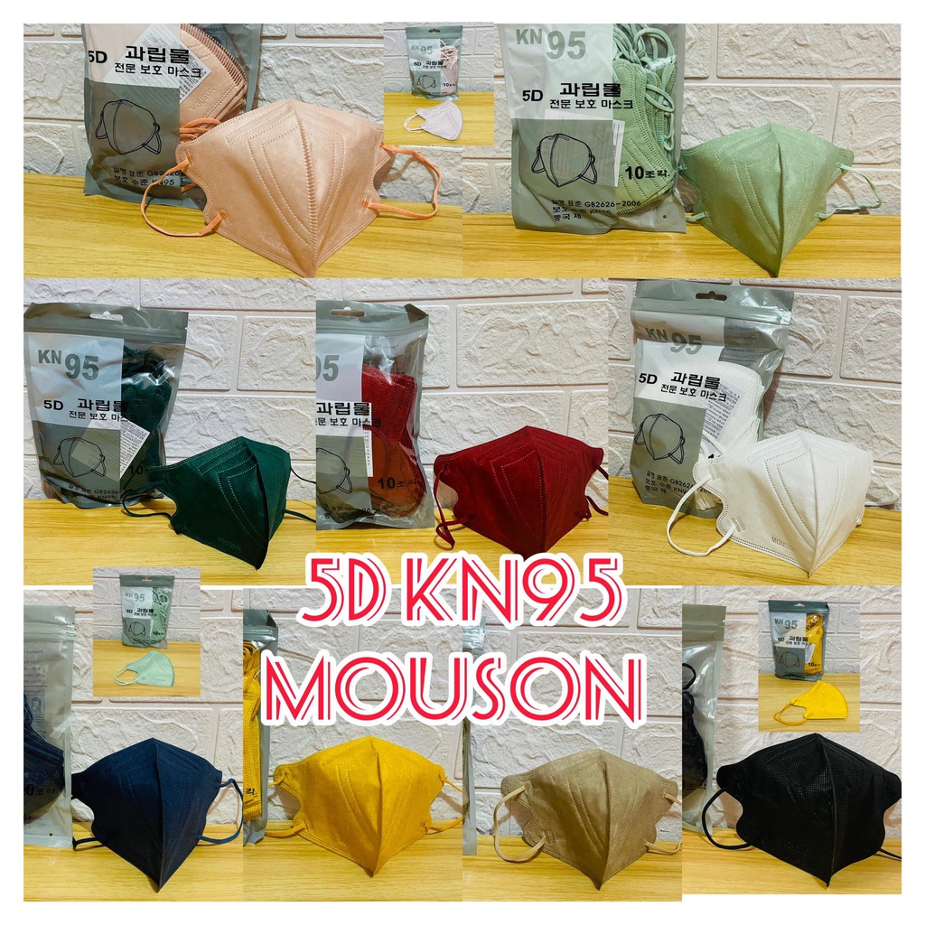MOUSON KN95 5D FACEMASKS / MOUSON 5D KN95 FACE MASKS | Shopee Philippines