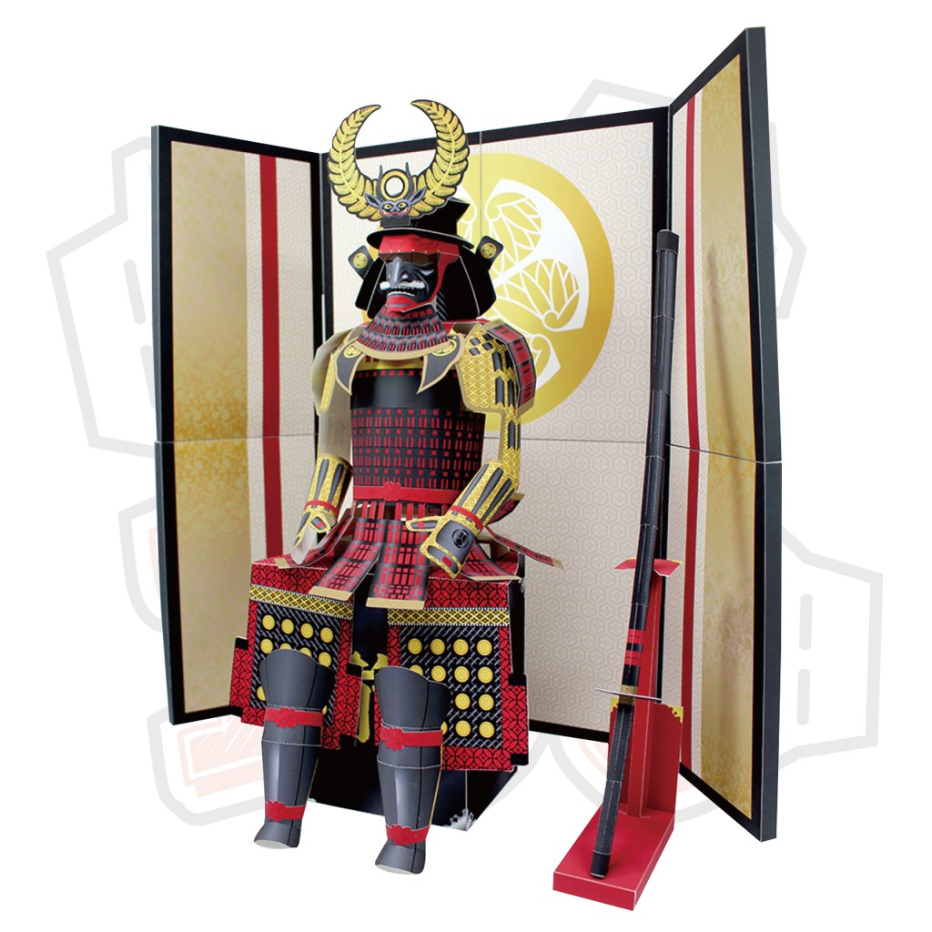 Japanese Paper Model Samurai Armor Tokugawa Yeasu | Shopee Philippines