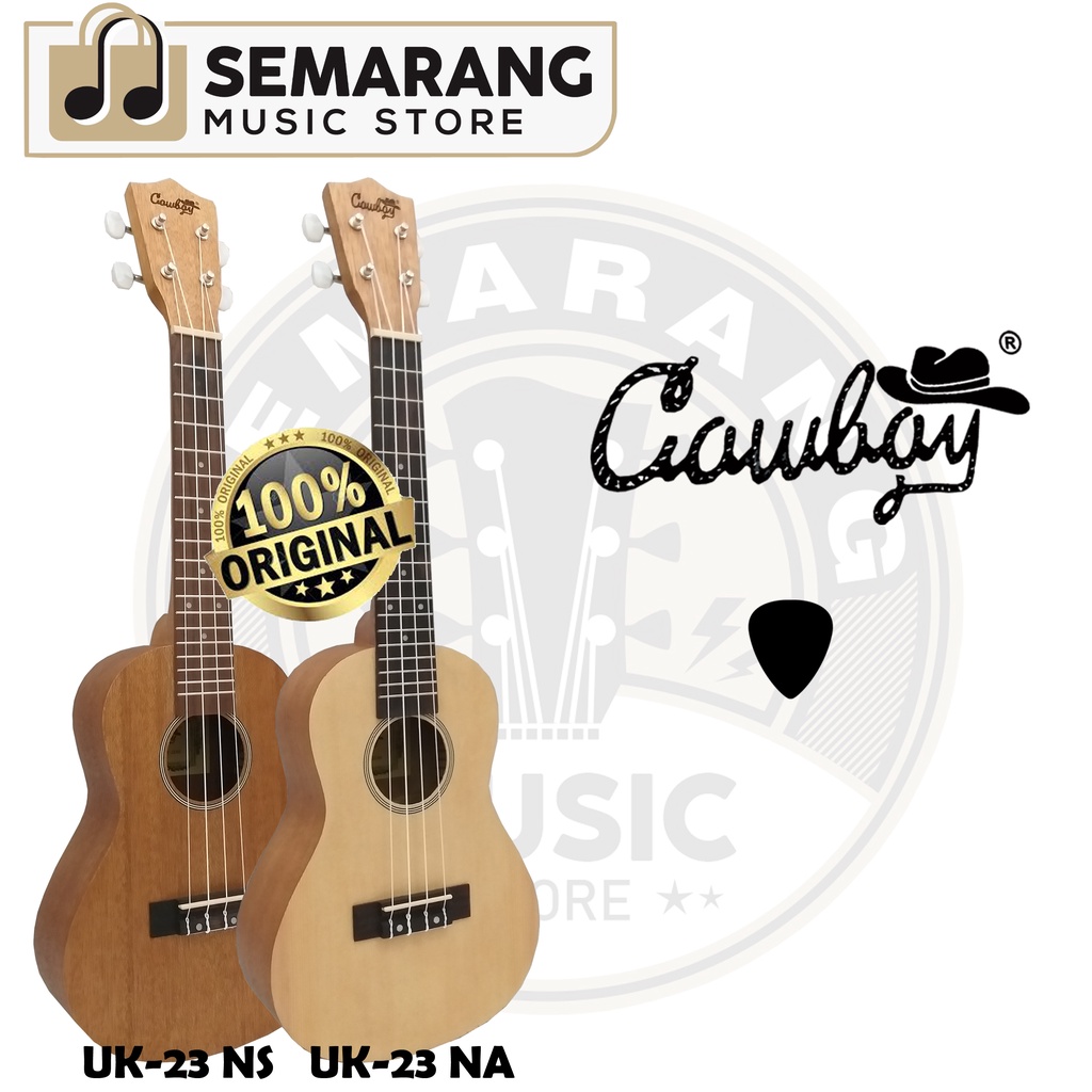 Original Cowboy Ukulele UK-23 NA UK 23NS Ukulele Cowboy Concert 23 ...