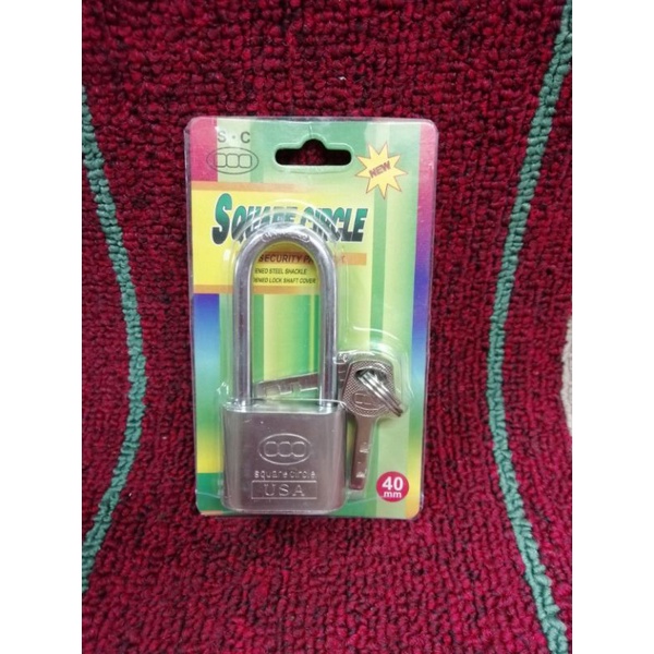Square Circle / Security Circle Padlock 30mm, 40mm, 50mm, or 60mm ...