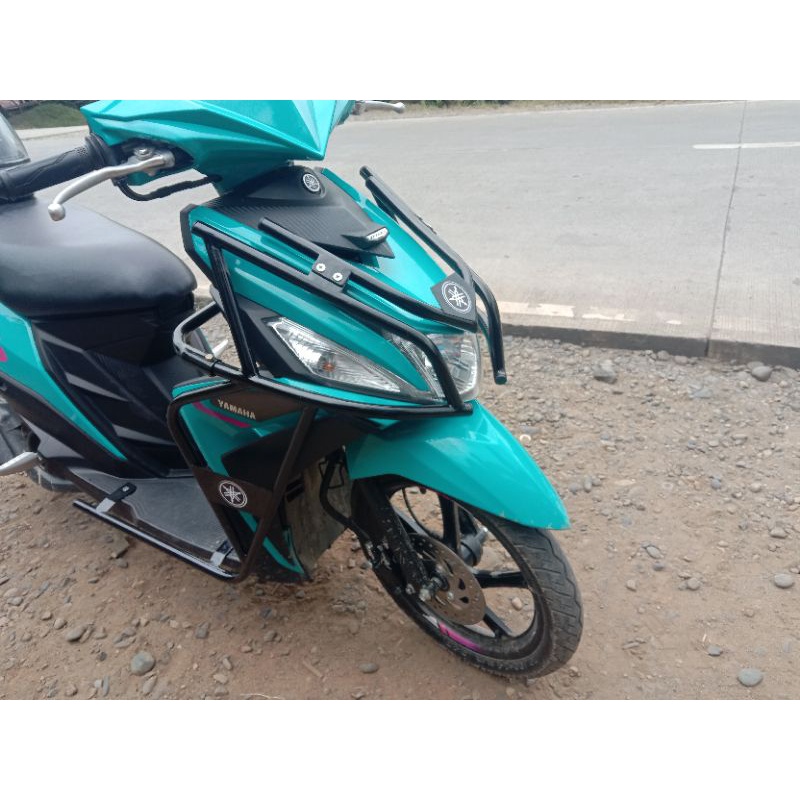 YAMAHA MIO I 125i - CRASH GUARD( HEAVY DUTY)powdercoated) | Shopee ...