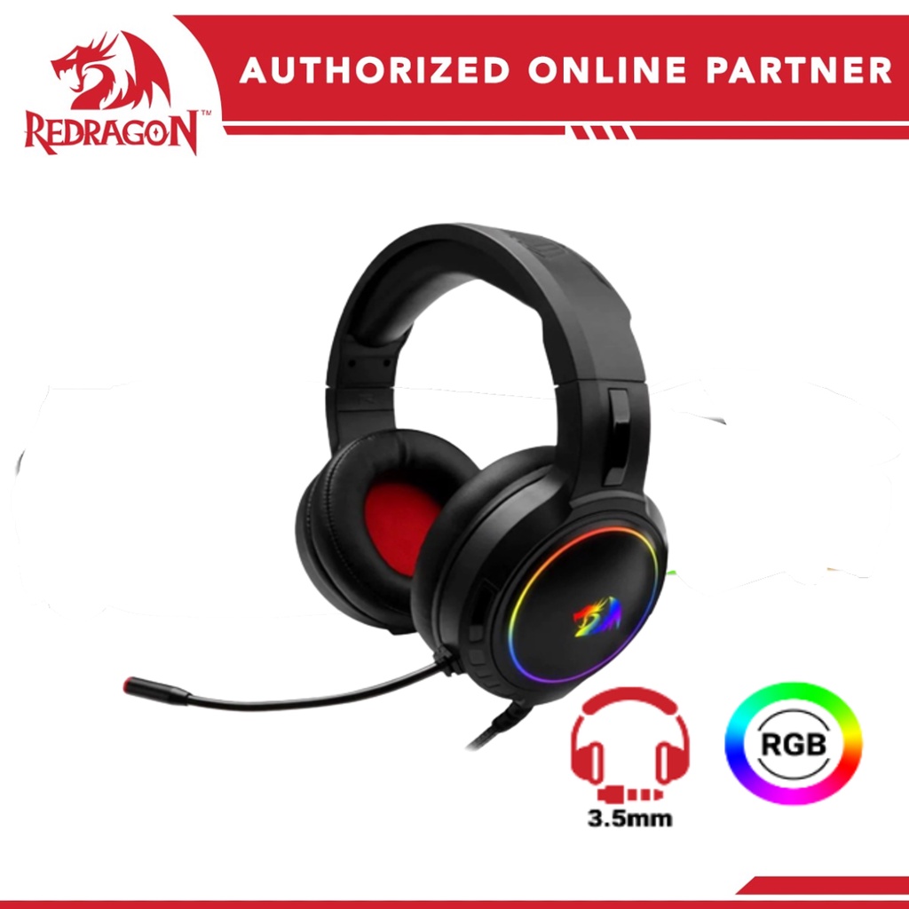 Redragon H270 Mento RGB Gaming Headset | Shopee Philippines