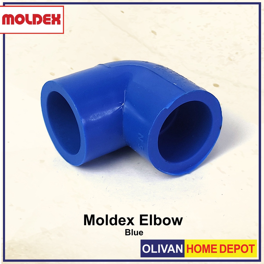 MOLDEX Blue Fittings PVC Elbow Potable Water Piping System 1, 1-1/2, 1 ...